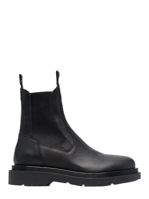 BOTTERO Leather Chelsea Boots - Black