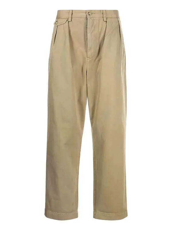 Polo Ralph Lauren Withman Pleated Twill Trousers - Neutrals
