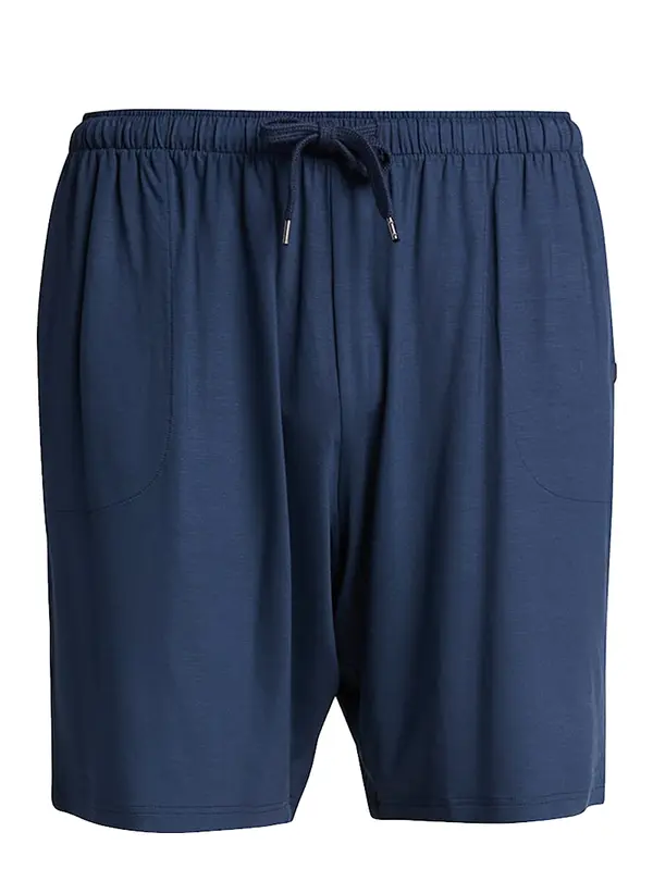Derek Rose Micromodal Lounge Shorts - Navy