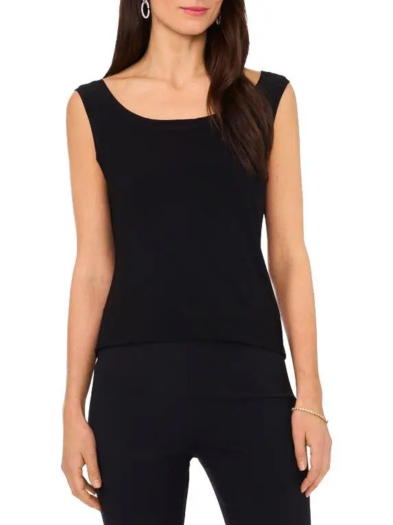 Chaus Sleeveless Top - Rich Black