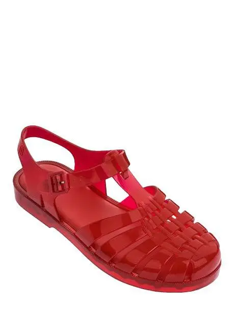 Melissa Possession Jelly Fisherman Sandal - Red Clear