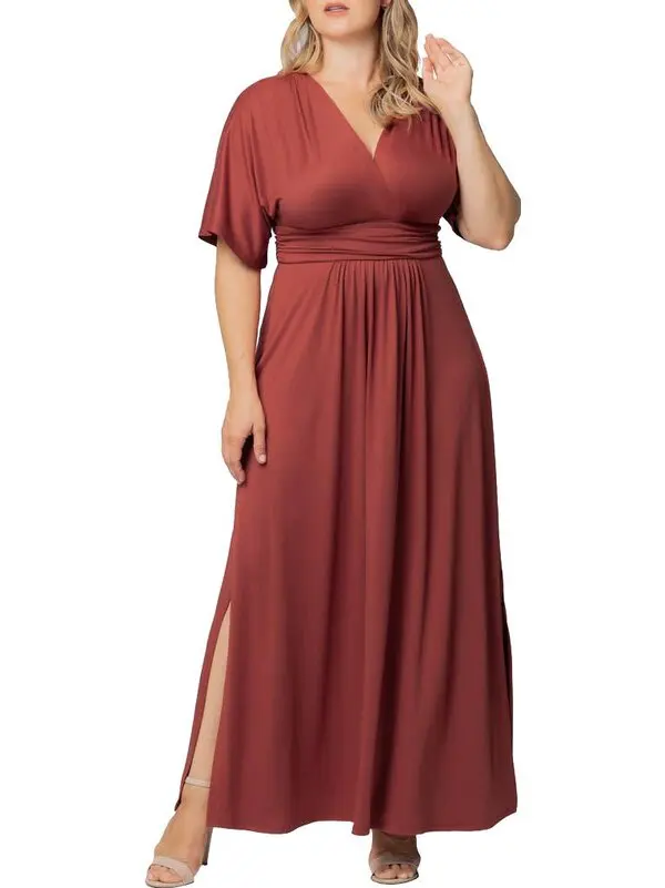KIYONNA Vienna Maxi Dress - Terracotta