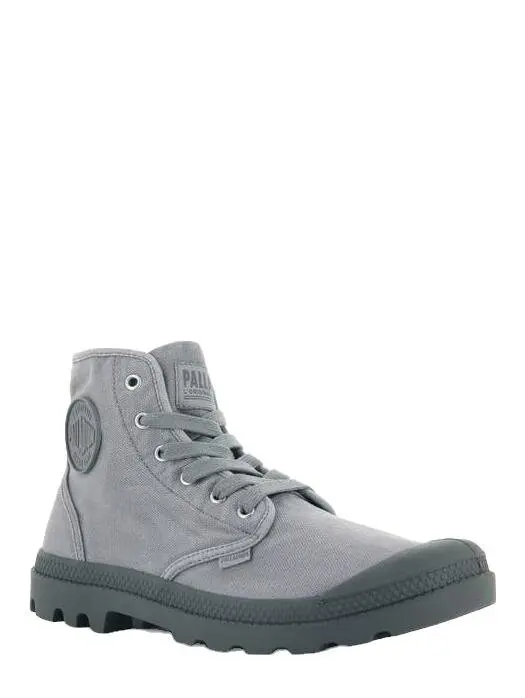 PALLADIUM Pampa Hi Canvas Boot - Gray Flannel