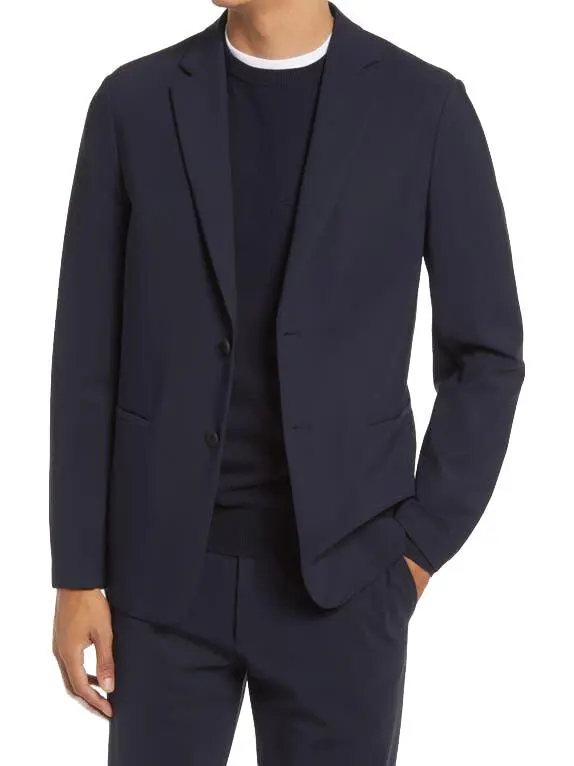 Theory Clinton Precision Ponte Knit Blazer - Baltic