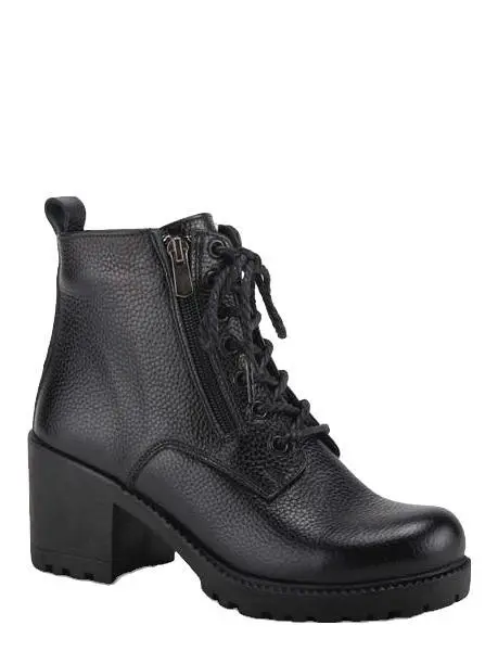 SPRING STEP SHOES Yaritza Lace-up Boots - Black