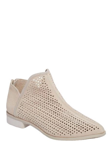 KELSI DAGGER BROOKLYN Alley Perforated Bootie - Wheat