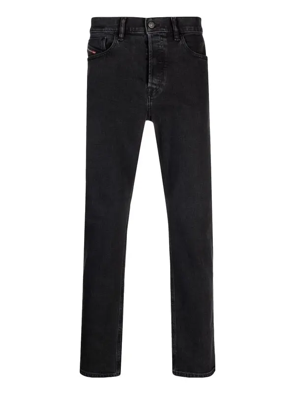 DIESEL® D-fining Tapered Denim Jeans - Black