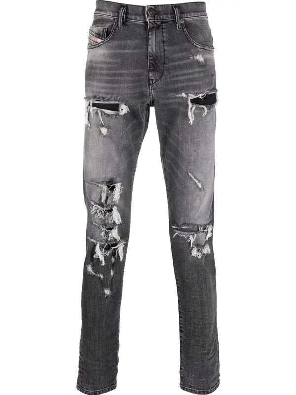 DIESEL® Slim D-strukt Jeans - Black