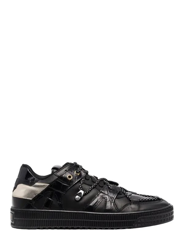 GIULIANO GALIANO Jeson Leather Low-top Sneakers - Black