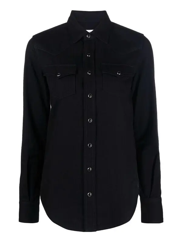 Saint Laurent Western Shirt - Blue