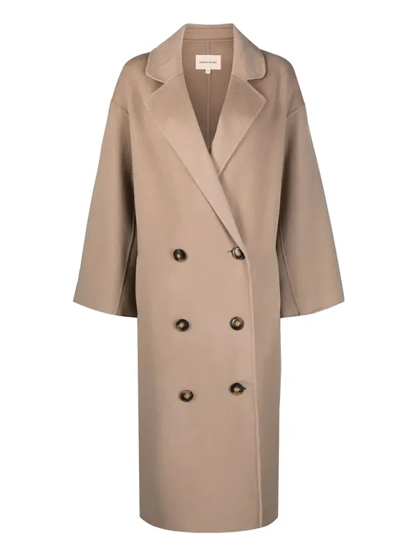 Loulou De Saison Double-breasted Borne Coat - Neutrals
