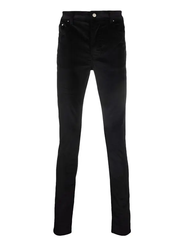 Amiri Slim-fit Mid-rise Jeans - Black