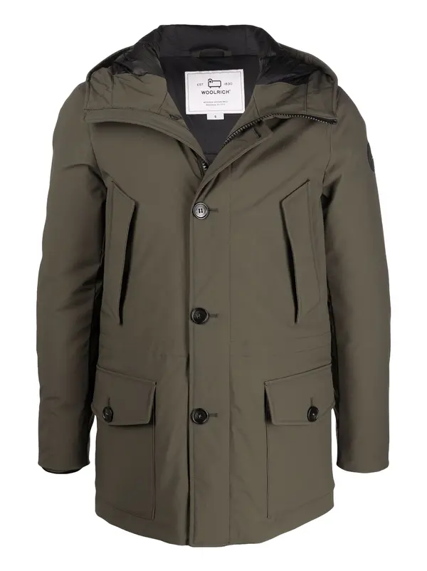 Woolrich Arctic Stretch Parka Coat - Green