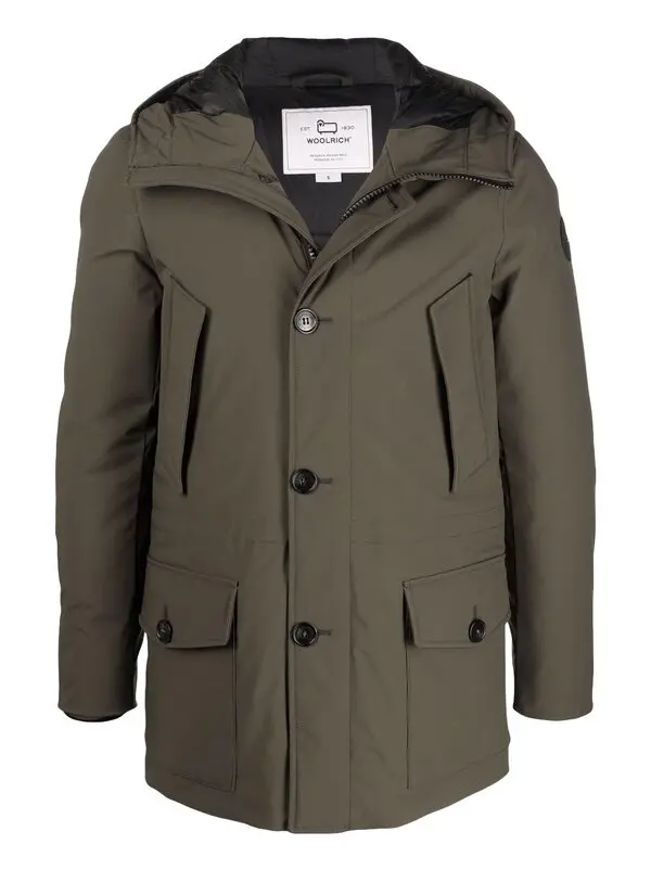 Woolrich Arctic Stretch Parka Coat - Green