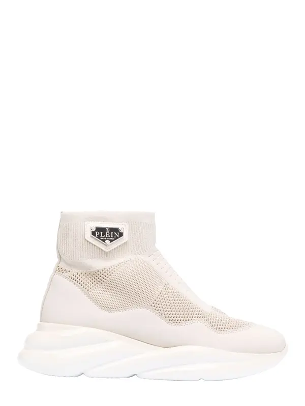 Philipp Plein Sock-style Sneakers - Neutrals