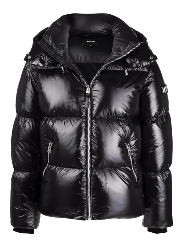 Mackage Padded Zip-up Coat - Black