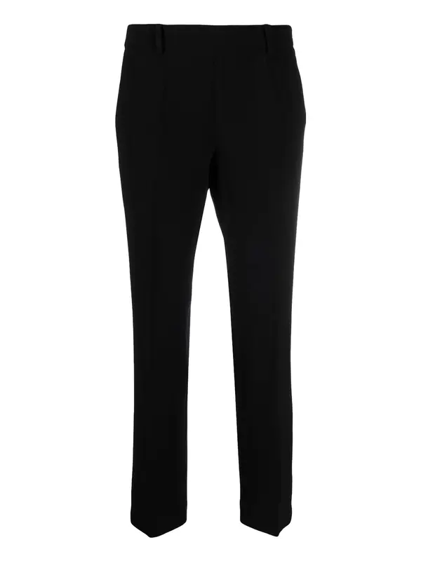 Alberto Biani Cropped Tailored Trousers - Black