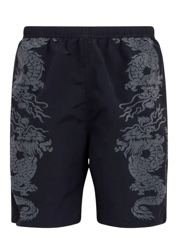 Supreme Dragon Water Shorts - Black