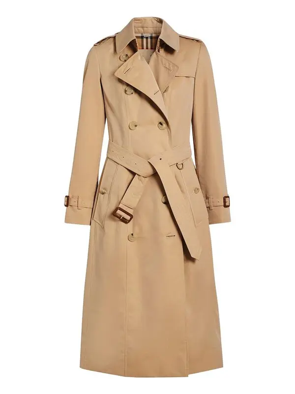 Burberry Chelsea Heritage Long Trench Coat - Neutrals