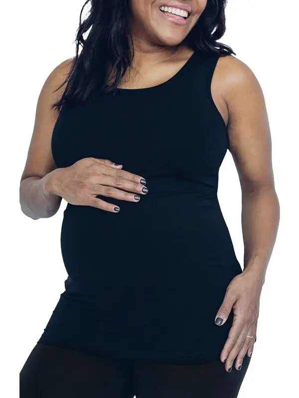 LARKEN The Signature Maternity/nursing Tank - Black