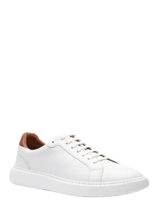 Gordon Rush Devon Leather Sneakers - White/luggage