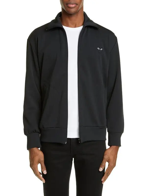 Comme Des Garçons Play Track Jacket - Black
