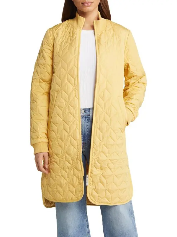 ILSE JACOBSEN Long Quilted Jacket - Marigold