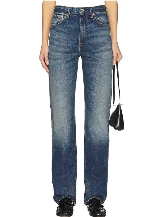 GRLFRND Sara Super High Rise Straight Jeans - Figueroa St