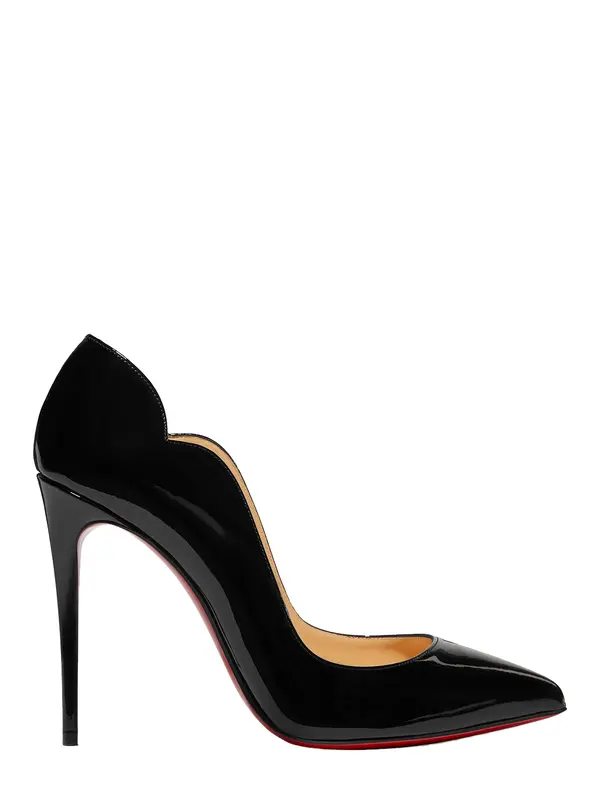 CHRISTIAN LOUBOUTIN Hot Chick 100 Patent-leather Pumps - Black