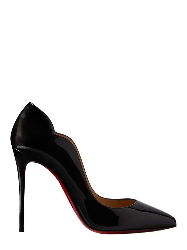 CHRISTIAN LOUBOUTIN Hot Chick 100 Patent-leather Pumps - Black