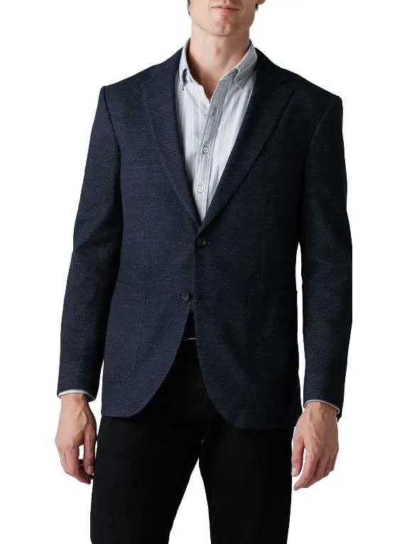 Rodd & Gunn Haldon Regular Fit Stretch Wool & Cotton Sport Coat - Midnight