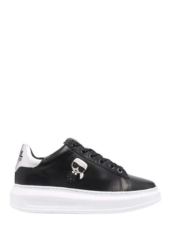 Karl Lagerfeld K/ikonic Flatform Sneakers - Black
