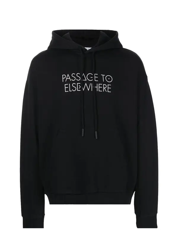 COUNTY OF MILAN Marcelo Burlon Satellite Cross Over Hoodie - Black