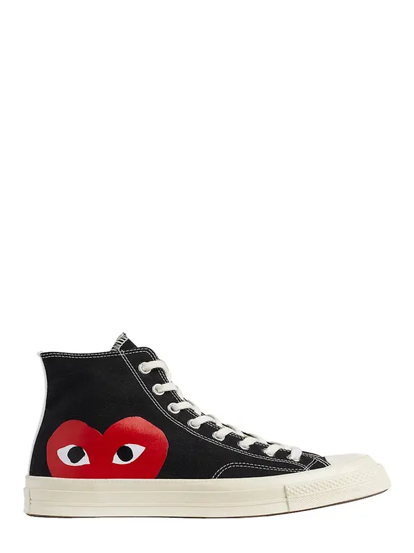 Comme Des Garçons X Converse All Star Chuck Taylor '70 High-top Sneakers - Black