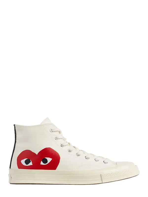 Comme Des Garçons X Converse All Star Chuck Taylor '70 High-top Sneakers - Off White