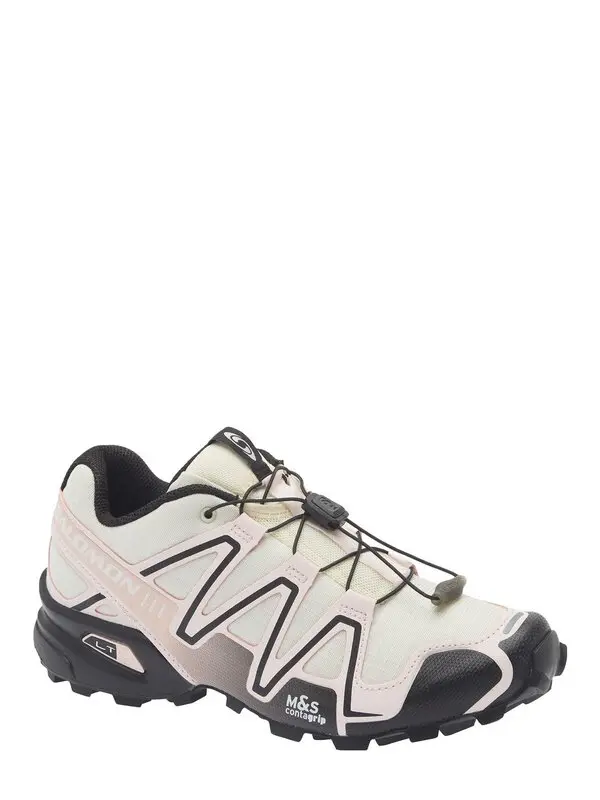 SALOMON Gender Inclusive Speedcross 3 Sneaker - Vanilla Ice