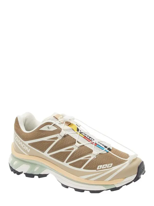 SALOMON Gender Inclusive Xt-6 Sneaker - Earth Brown
