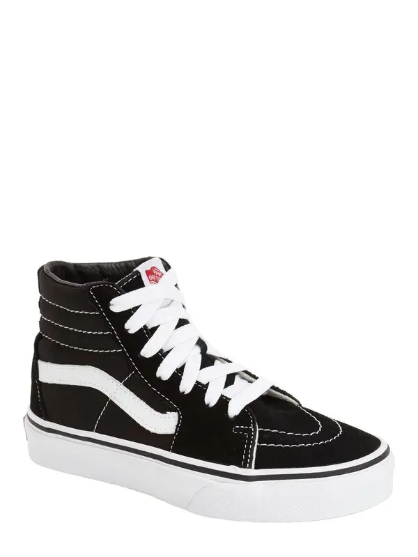 VANS Sk8-hi High-top Sneaker - Black/black/white