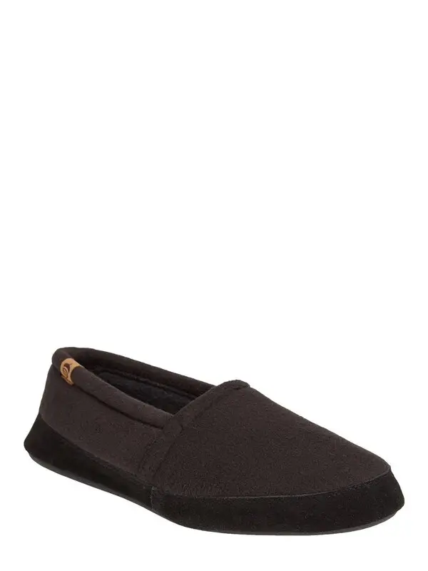 Acorn Moc Slipper - Black