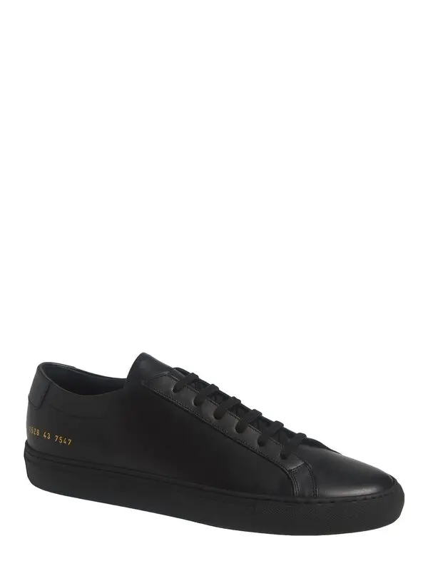 COMMON PROJECTS Original Achilles Sneaker - Black/ Black