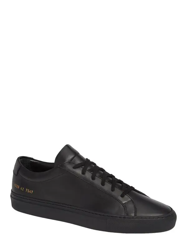 COMMON PROJECTS Original Achilles Sneaker - Black Leather