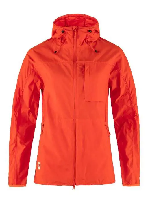 Fjallraven High Coast Hooded Wind Jacket - Flame Orange