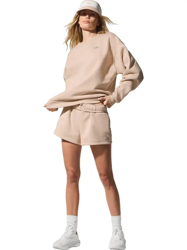 Alo Yoga Accolade Crewneck Pullover - Macadamia