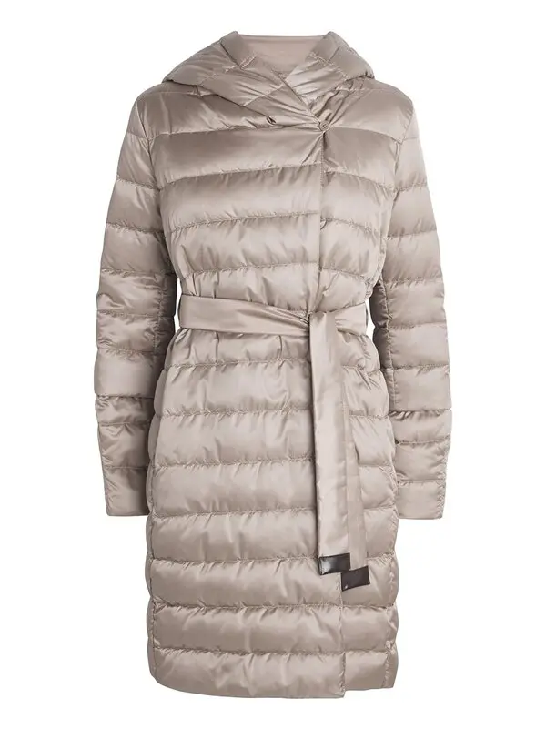 Max Mara The Cube Reversible Quilted Coat - White