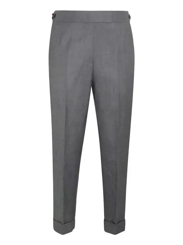 Thom Browne 4-bar Cropped Trousers - Grey