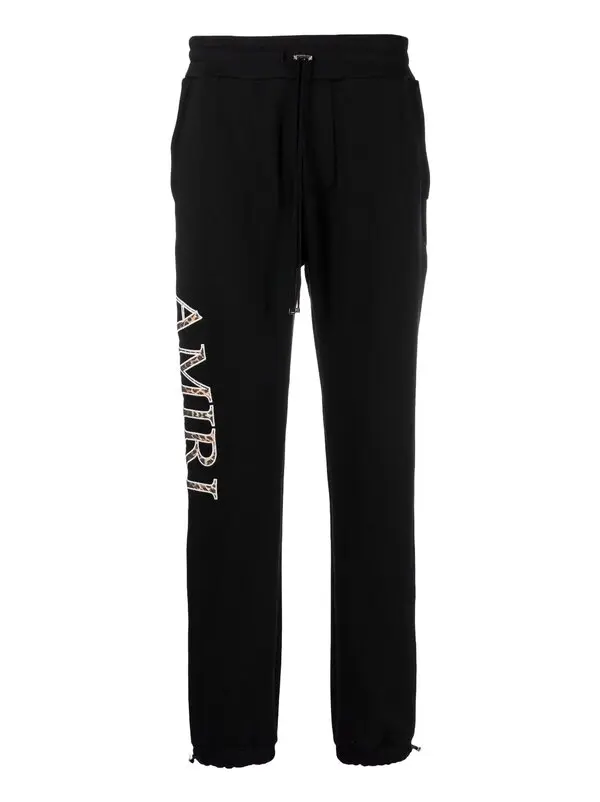 Amiri Logo Print Track Pants - Black