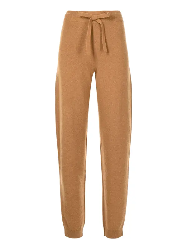 Nanushka Ella Knitted Track Trousers - Brown