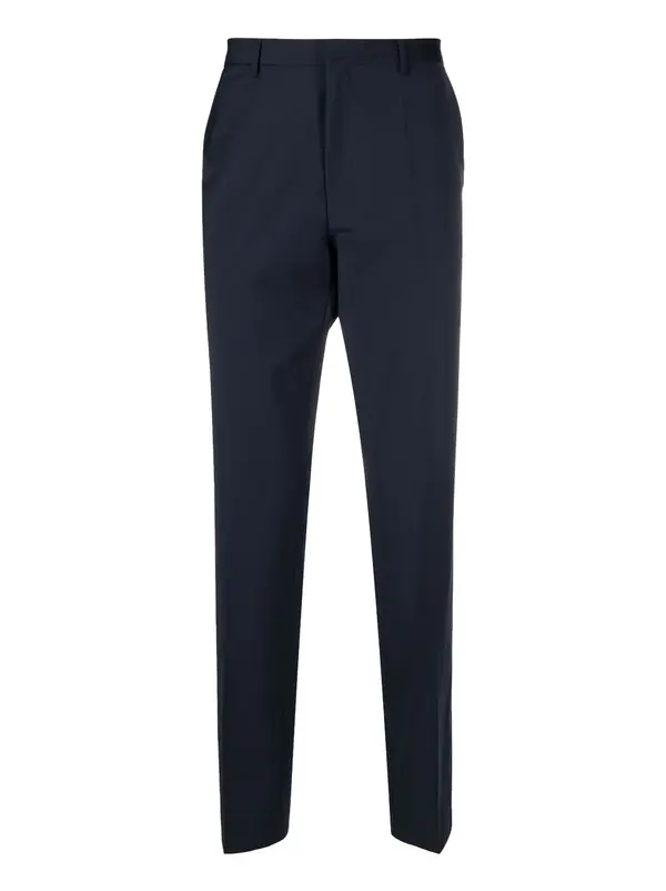 Hugo Straight-leg Suit Trousers - Blue
