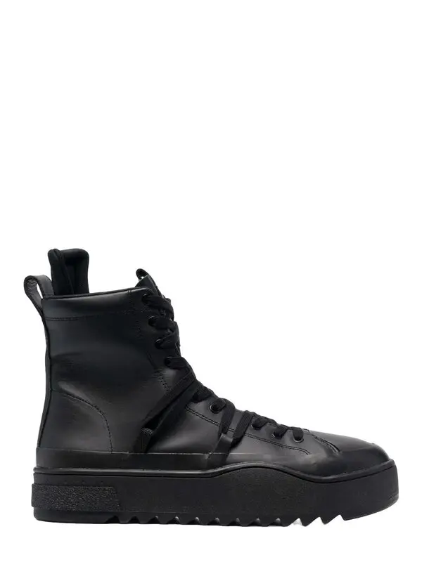 DIESEL® Ankle High-top Sneakers - Black