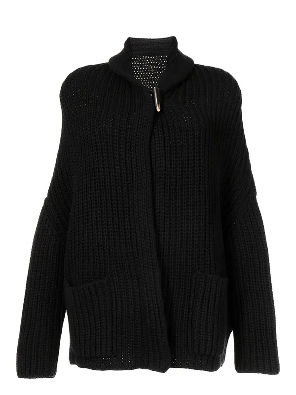 FORME D'EXPRESSION Chunky Knit Cardigan - Black